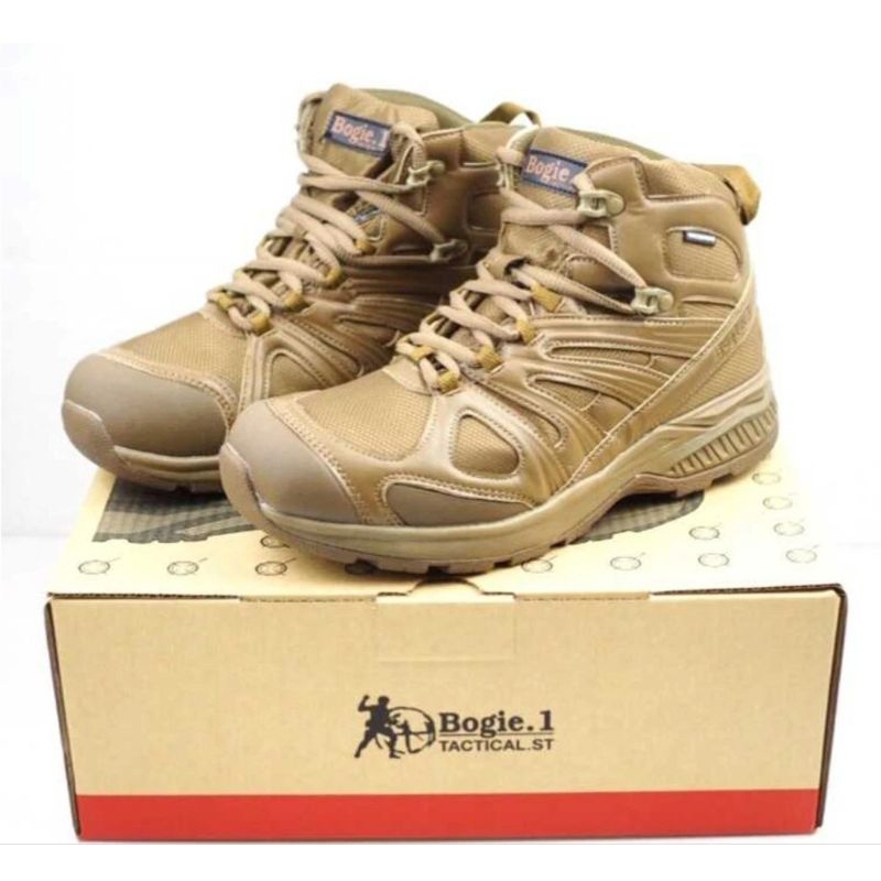รองเท้าเดินป่า สายแทคติคอล ATTACK G-TEX กันน้ำ ( WATER PROOF) สีทราย Bogie1 | Shopee Thailand