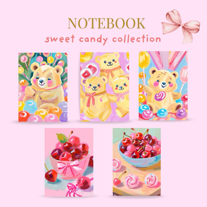 สมุดโน๊ต SWEET CANDY COLLECTION | Shopee Thailand