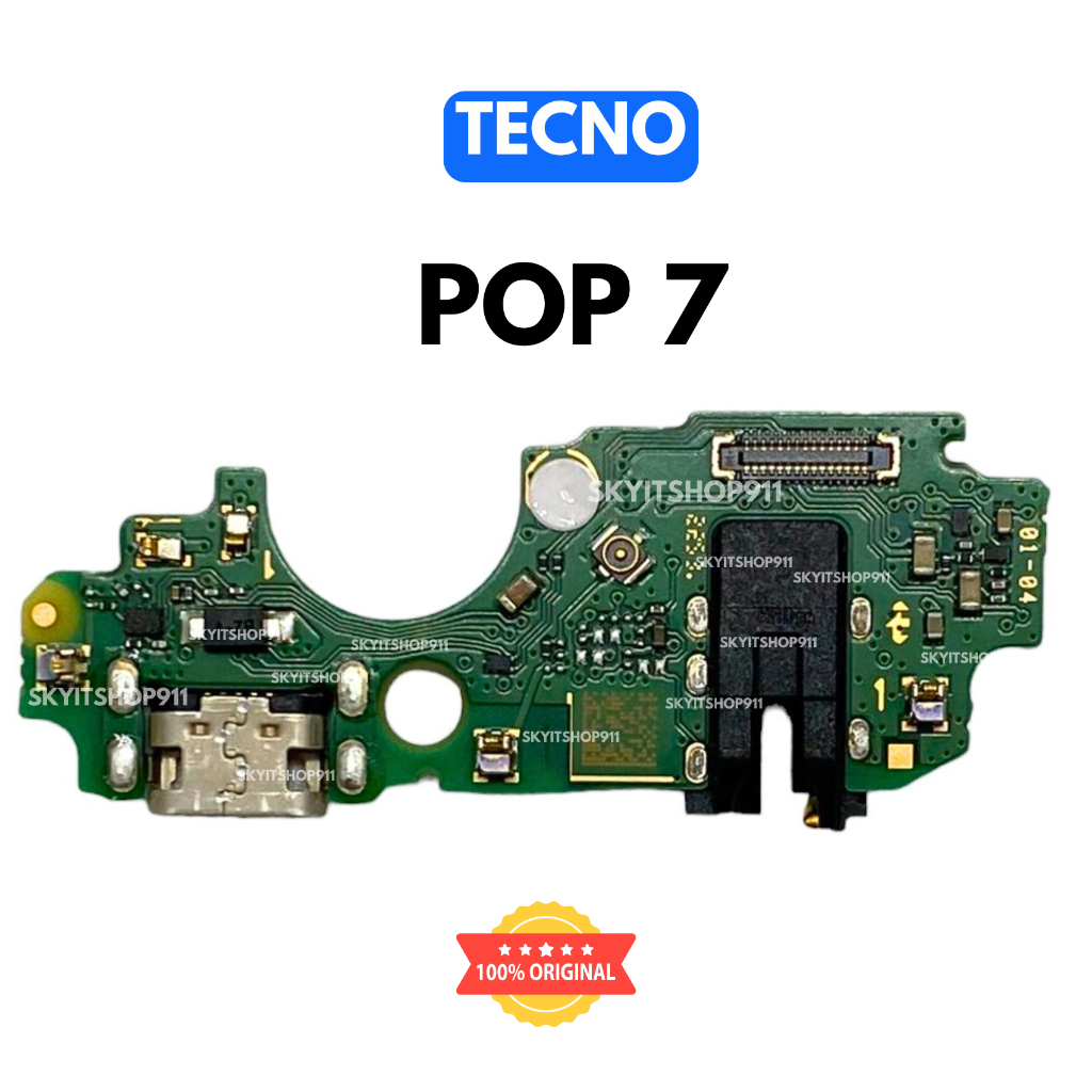 ก้นชาร์จ Tecno Pop7 แพรตูดชาร์จ สินค้าของแท้ศูนย์ ตรงรุ่น Pop7 อะไหล่ ...