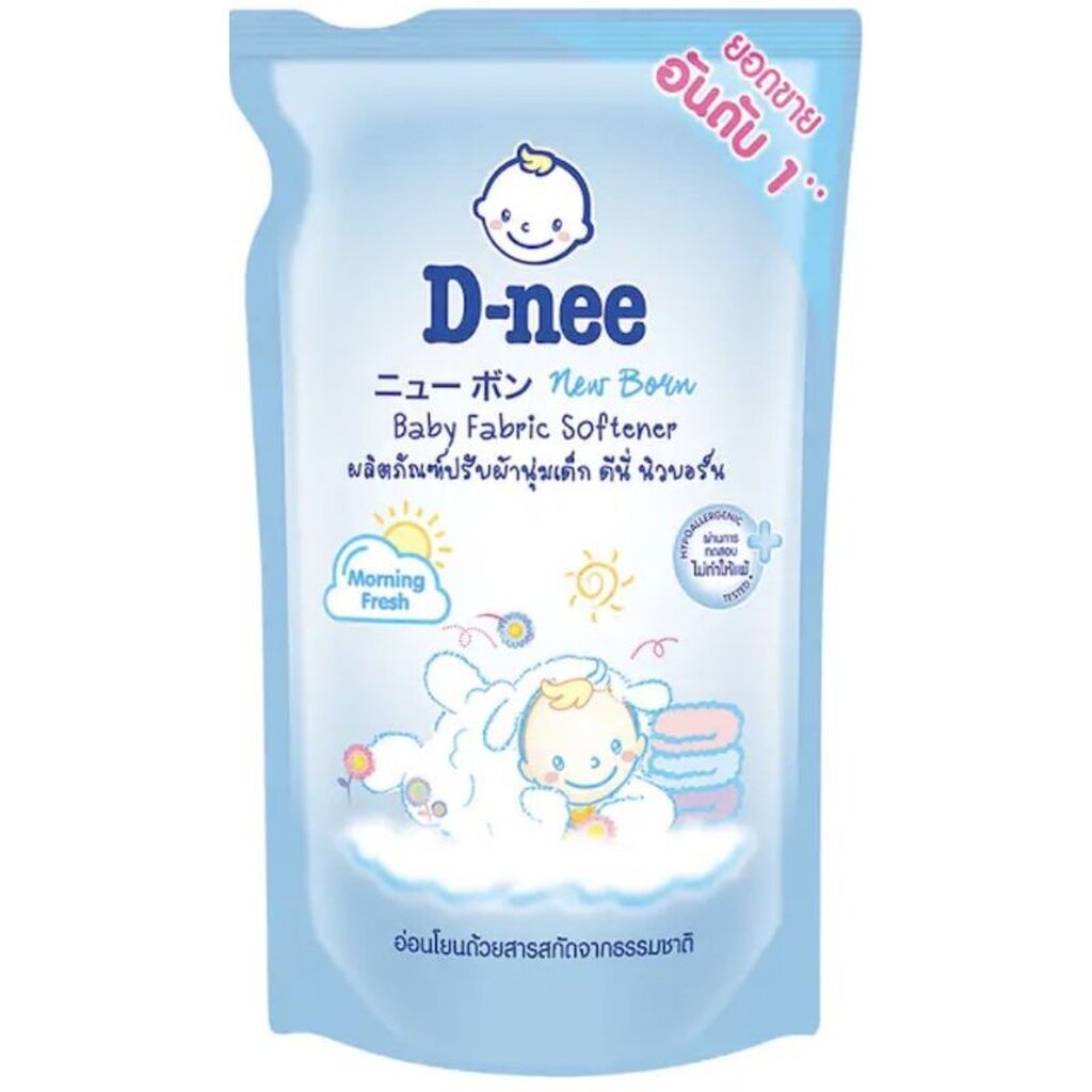 D-nee ดีนี่ น้ำยาปรับผ้านุ่ม Morning Fresh สีฟ้า ชนิดถุงเติม 530 มล. | Shopee Thailand
