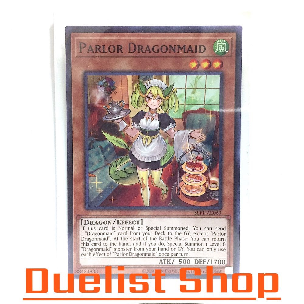 Parlor Dragonmaid (N) Monster Wind Level3 [Dragon/Effect] ชุด SLF1 ...