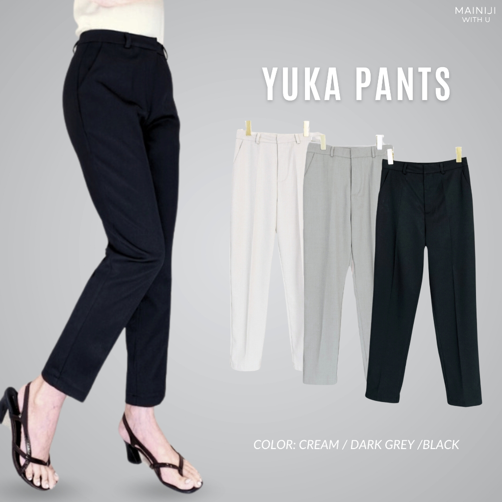 Yuka Pants Gen.2 กางเกงทรงคลาสสิค กางเกงขายาว รุ่นอัพเกรดผ้าพรีเมี่ยม ...