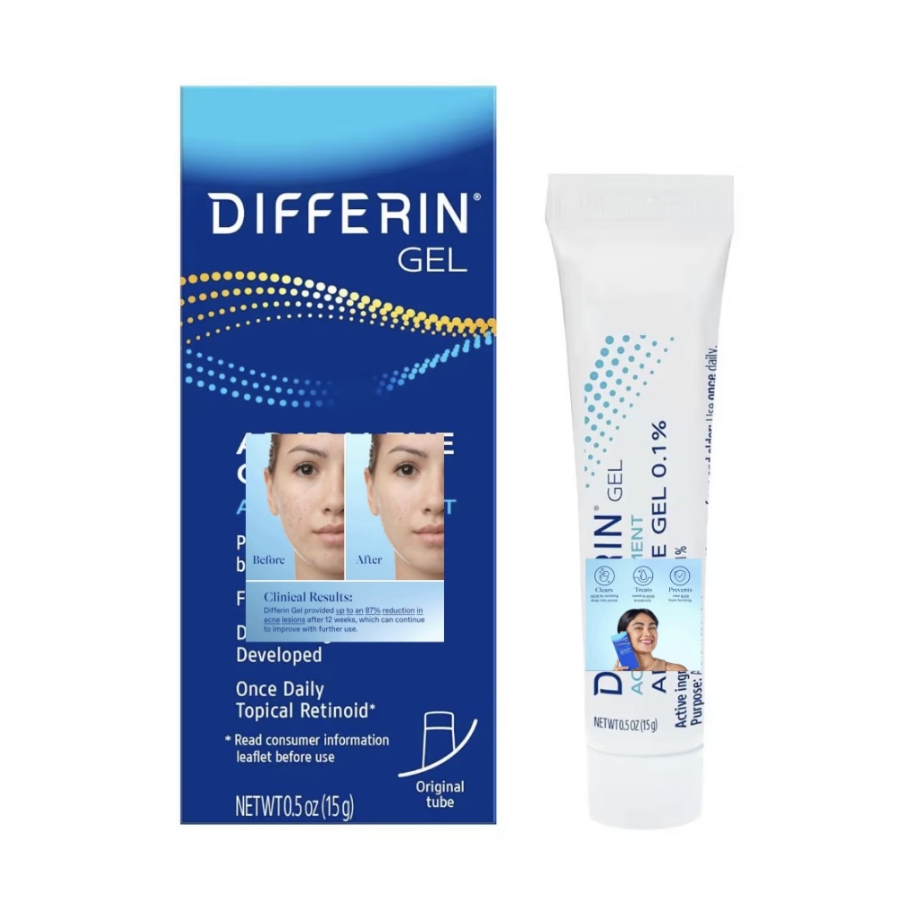 【Differin】 Acne Treatment Gel Retinoid Treatment for Gentle Skin Care ...
