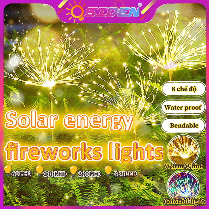 OSIDEN ไฟตกแต่ง 60/200/280/360LED ไฟแต่งสวน กันน้ำ ไฟปาร์ตี้ ไฟโซล่า ไฟ ...