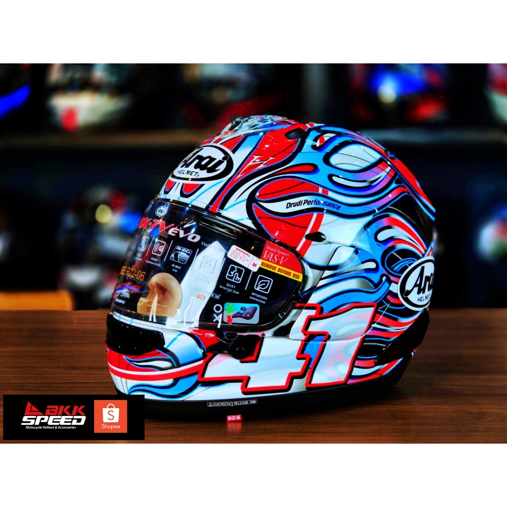 Arai RX7V EVO Haga WSBK หรือ Haga Rainbow หมวกศูนย์ไทย มอก | Shopee ...