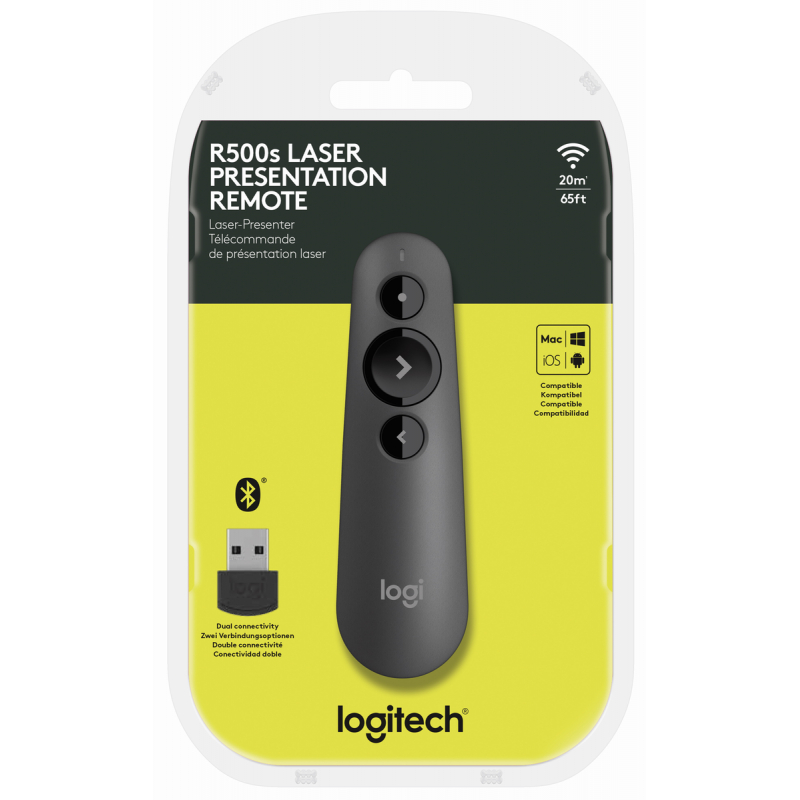 LOGITECH Laser Pointer Presentation Remote รุ่น R500S มีสองสีให้เลือก ...