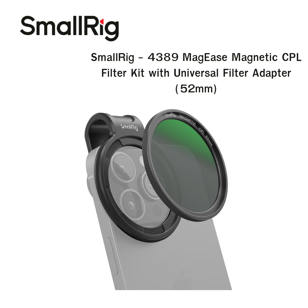 SmallRig - 4389 MagEase Magnetic CPL Filter Kit with Universal Filter ...