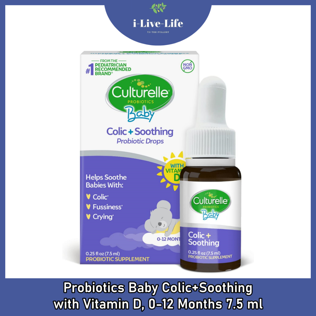 Culturelle - Probiotics Baby Colic+Soothing with Vitamin D, 0-12 Months ...