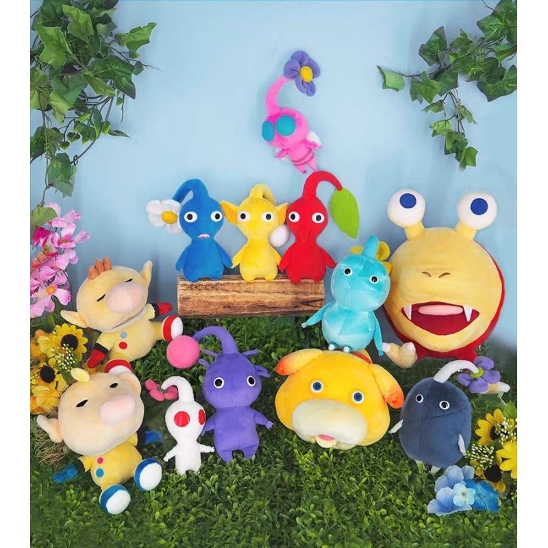 Sanei Boeki Pikmin ALL STAR COLLECTION Plush Toy Winged Pikmin W8 x D9 x H1 ตุ๊กตาและพวงพิกมิน ...
