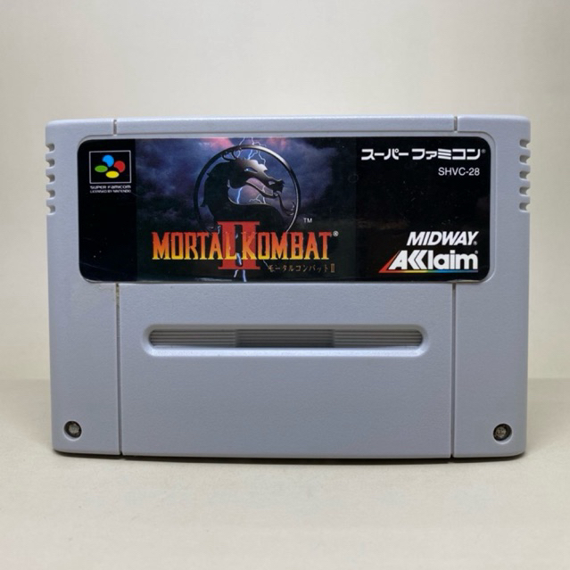 Mortal Kombat II (SFC) | ตลับเกมส์แท้ Nintendo Super Famicom Cartridge | Original Japan | ใช้งาน ...