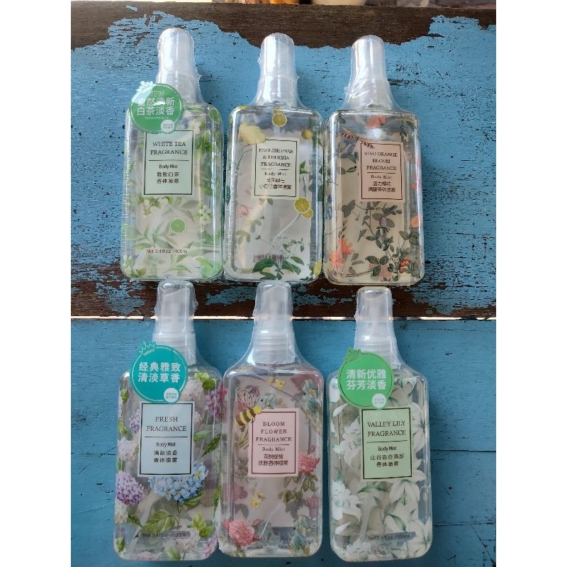 Miniso Body Mist กลิ่น Pear .& Preesia/Pure CoCo/ Orange Blossom/White ...