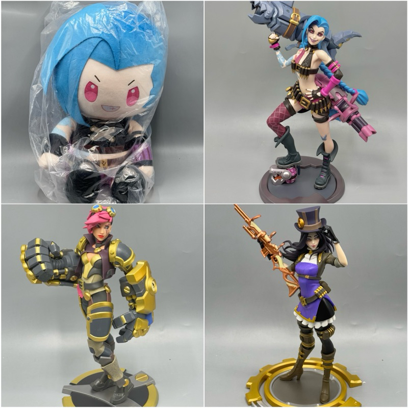 พร้อมส่ง League of Legends Jinx Unlocked จิงซ์ Caitlyn เคทลิน Vi วี ไว ...