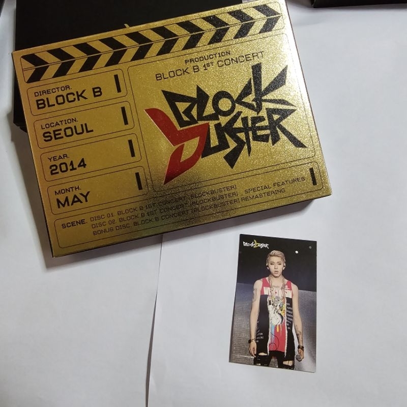 Block B - 1st Concert 'Blockbuster' (3DVDs + Photobook) (Korea Version ...