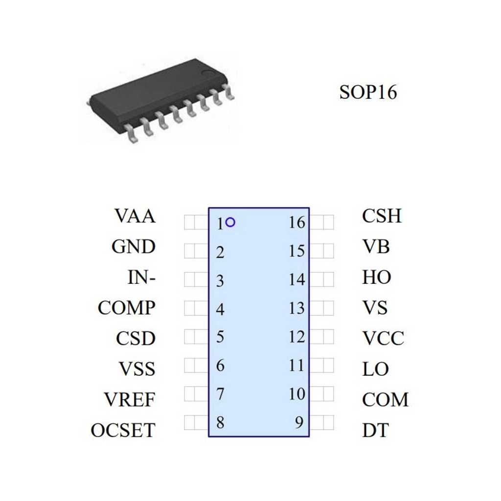 YD7120 (ใช้แทน IRS2092S และ CSC3120) Digital Audio Amplifier IC SMD ไอ ...