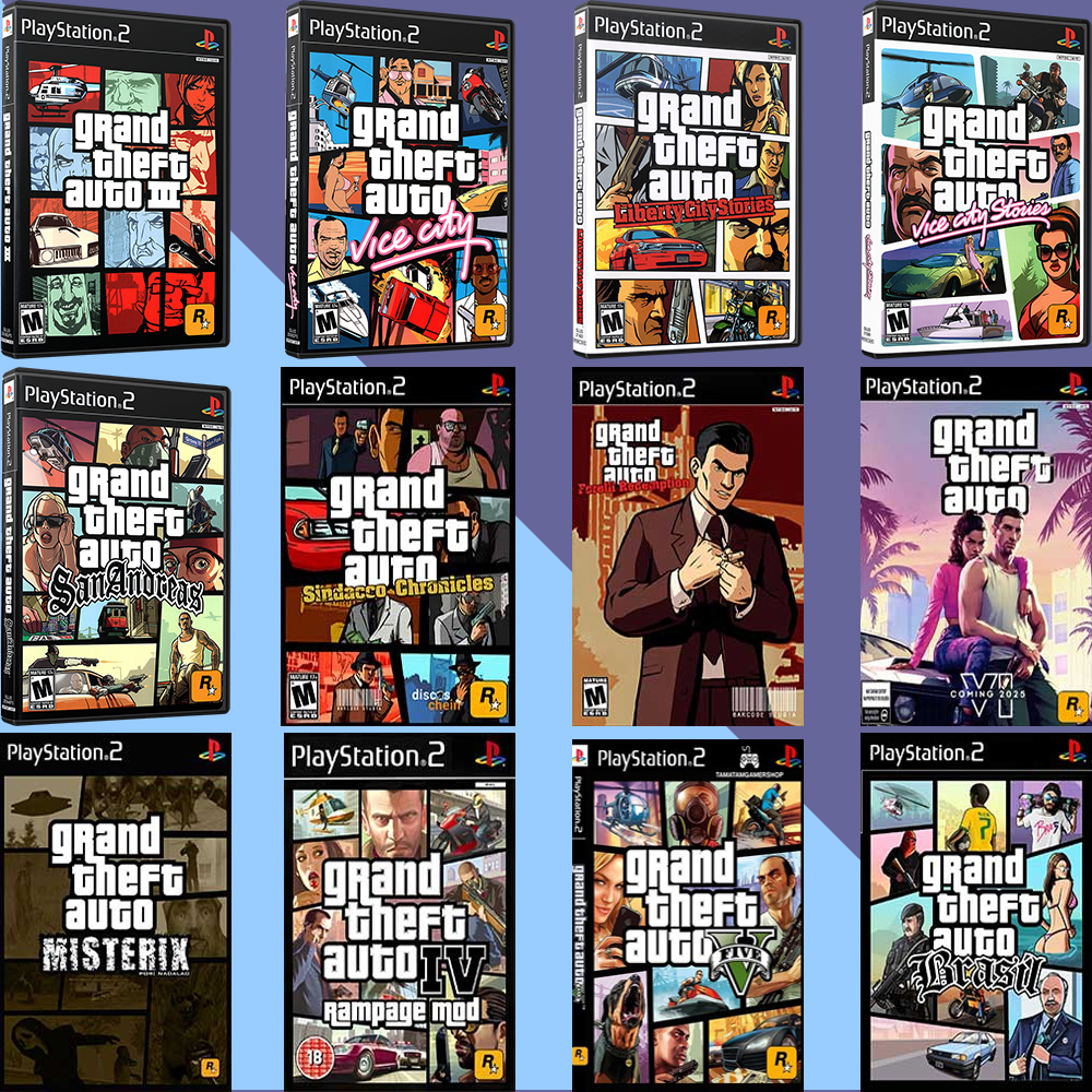 แผ่นเกมส์ PS2 - Grand Theft Auto Collection | Shopee Thailand