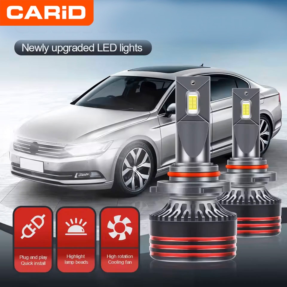 ไฟหน้ารถยนต์ LED 120W 15000LM รุ่น H1 H4 H7 H11 9006 HB3 9006 HB4 9012 ...