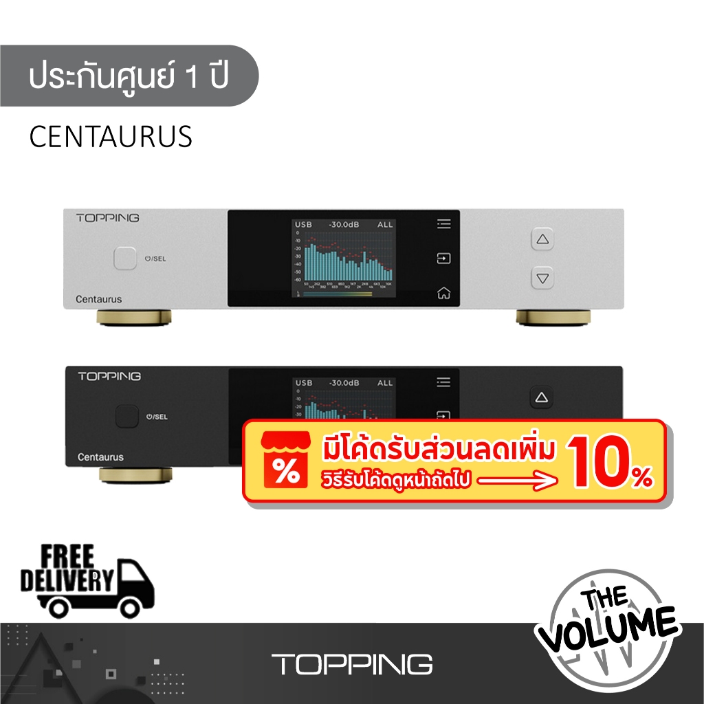 Topping Centaurus DAC ตั้งโต๊ะแบบ R2R ประสิทธิภาพสูง รองรับ Dual Hi-Res ...