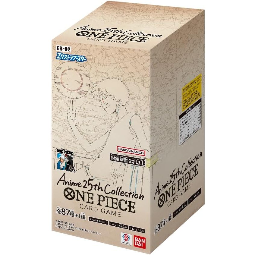 Bandai One Piece Card Game Extra Booster Anime25Th Collection[Eb-02 ...