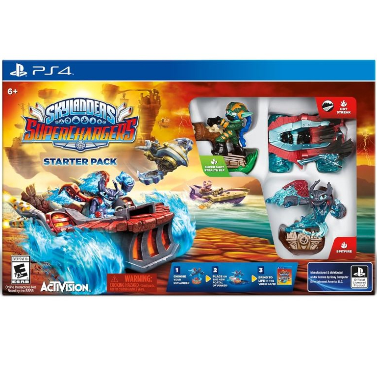 (ใช้โค้ดคุ้มได้) Skylanders SuperChargers Starter Pack PS4 (Z1 US) มือ ...