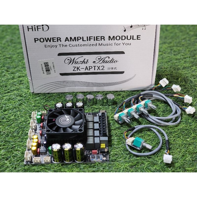 ZK-APTX2 (ย้าย วอลุ่ม) 800W. **ของแท้** 2.1ch 200w+200w+400w แอมป์จิ๋ว dc 15-40v | Shopee Thailand