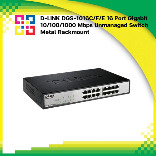 D-LINK DGS-1016C/F/E 16 Port Gigabit 10/100/1000 Mbps Unmanaged Switch ...