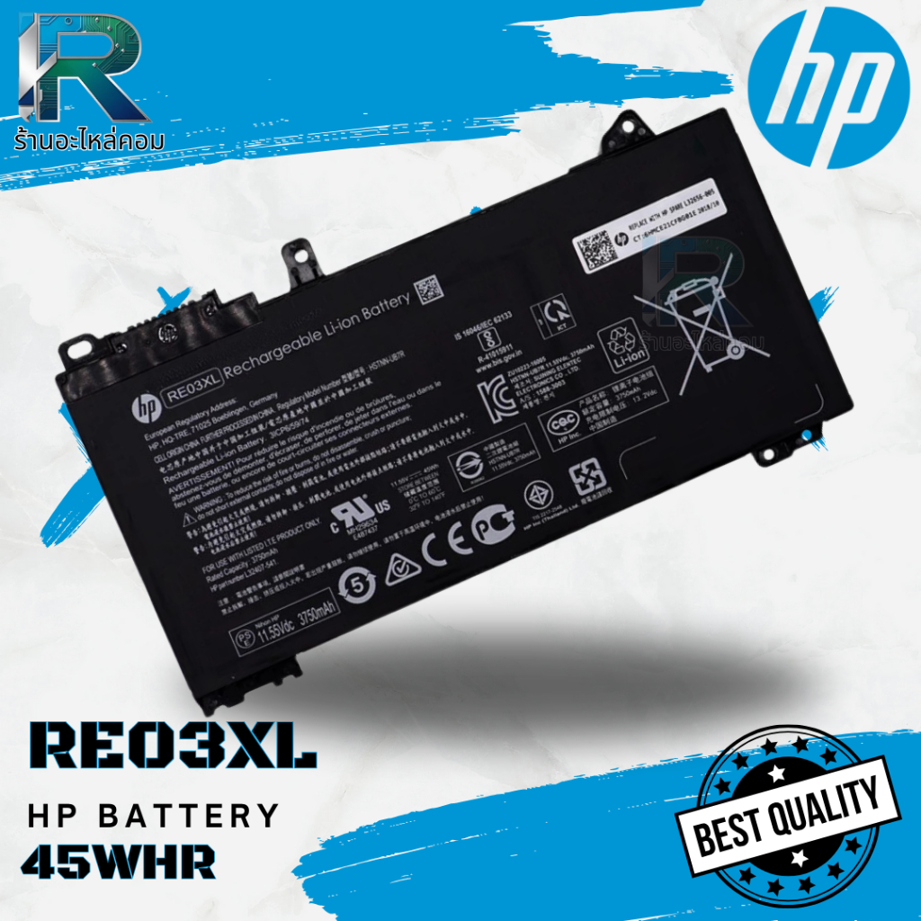 RE03 RE03XL Battery HP ProBook 430 G6 G7 แบตเตอรี่ HP ProBook 430 G6 G7 ...
