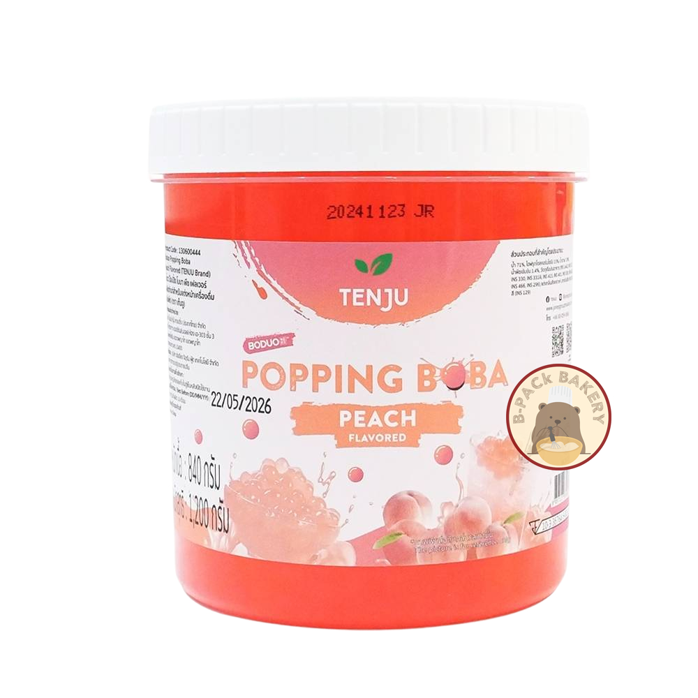 (พีช) เท็นจู ไข่มุกป็อบ พีช TENJU Popping Boba Peach 1kg | Shopee Thailand