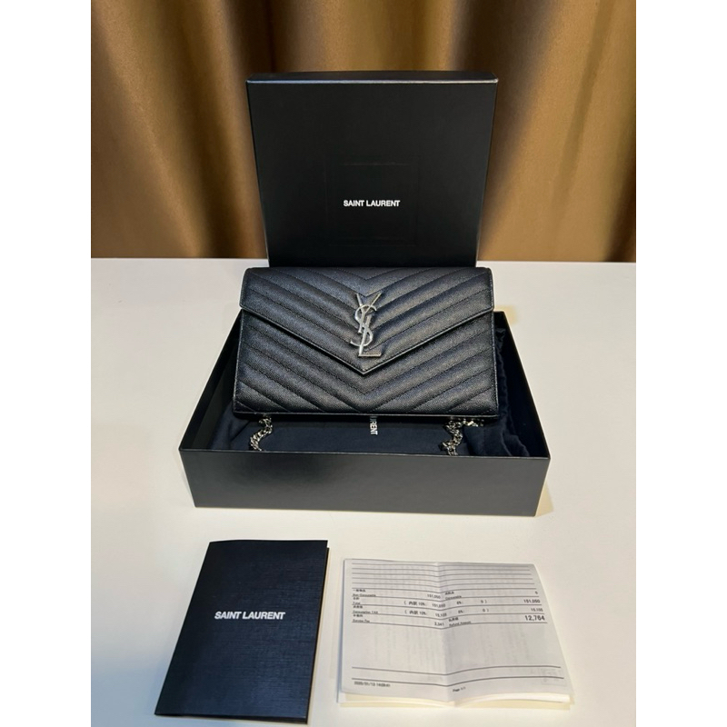 YSL C.Wall (153Y) MONO ออกช็อปปี 2017 (อุปกรณ์ครบ ออกช็อป ญีปุ่นมีใบเสร็จ ) | Shopee Thailand