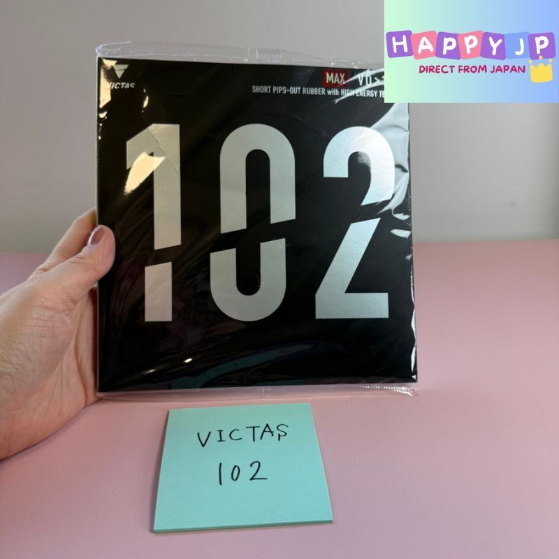 VICTAS Table Tennis Rubber VO>102 Pimples-In High Energy Tension Attack Red,Black | Shopee Thailand