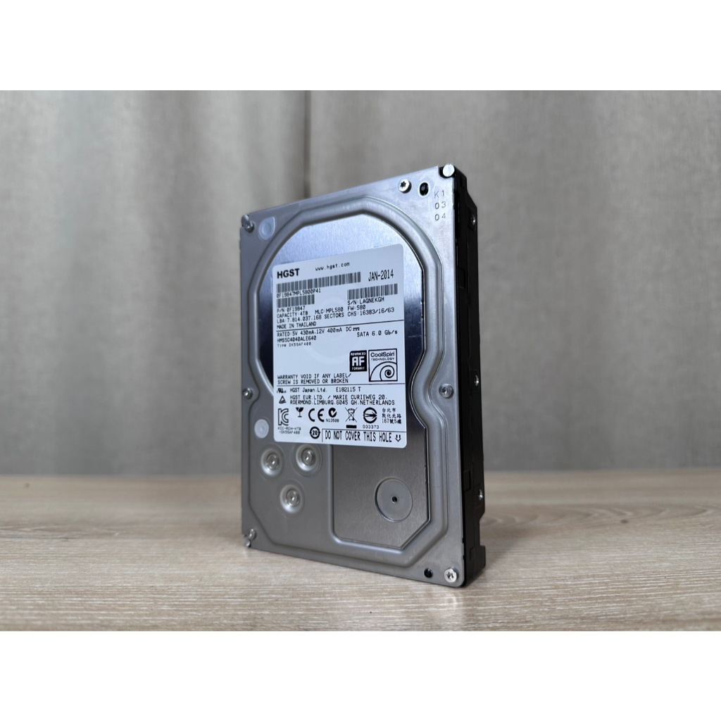 ฮาร์ดดิสไดร์ (Harddisk drive) HDD HGST 4TB Sata III (3.5" For PC and ...