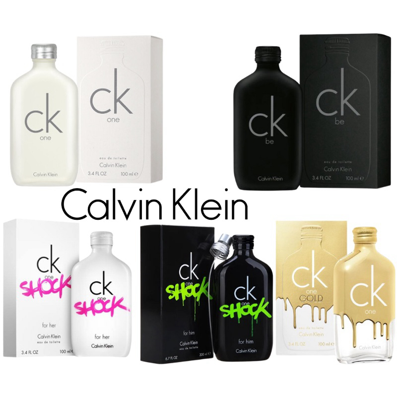 Calvin Klein น้ำหอมCK One / CK Be มีหลายขนาด100ml,200ml | Shopee Thailand