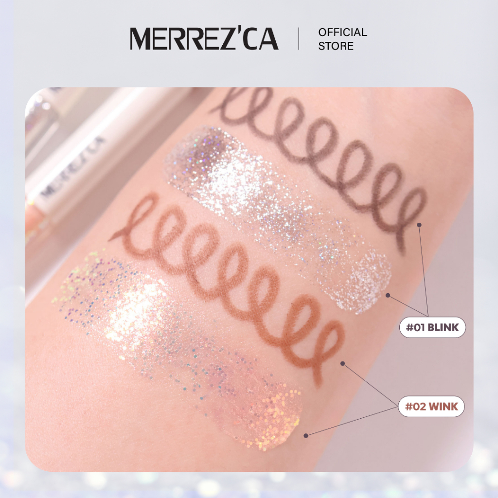 Merrezca Duo Perfect Glitter Liner ดูโอ้ล็อกตาสวยในแท่งเดียว | Shopee ...