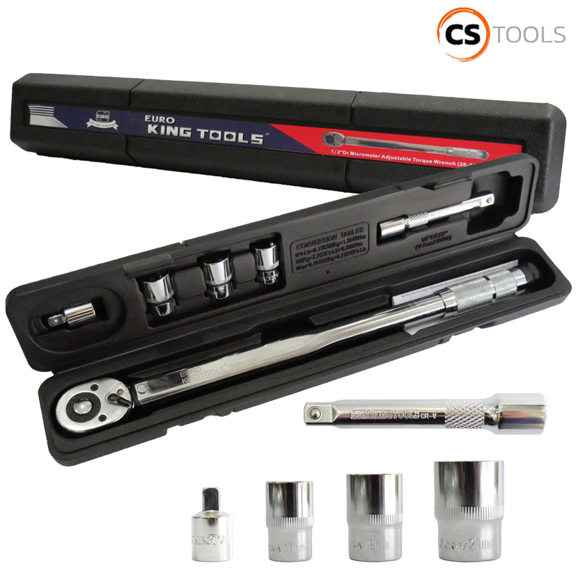 EURO KINGTOOLS ด้ามขันปอนด์ 4 หุน 28-210 Nm. | Shopee Thailand