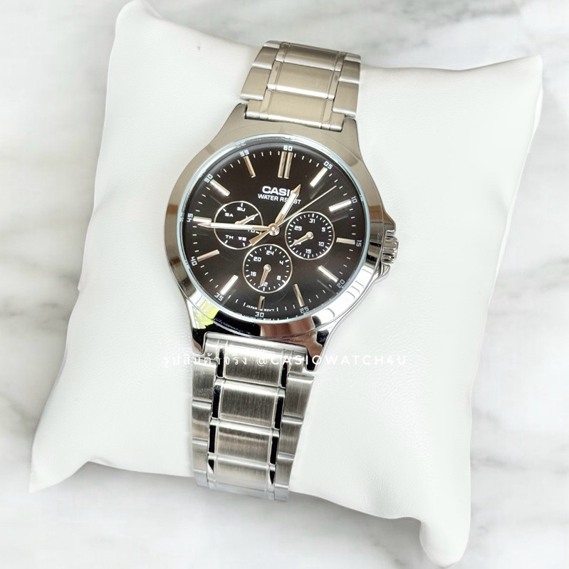 Casio นาฬิกาผู้ชาย ของแท้ รุ่น MTP-V300D-1A / MTP-V300D-1A2 / MTP-V300D-2A รับประกันศูนย์ ...