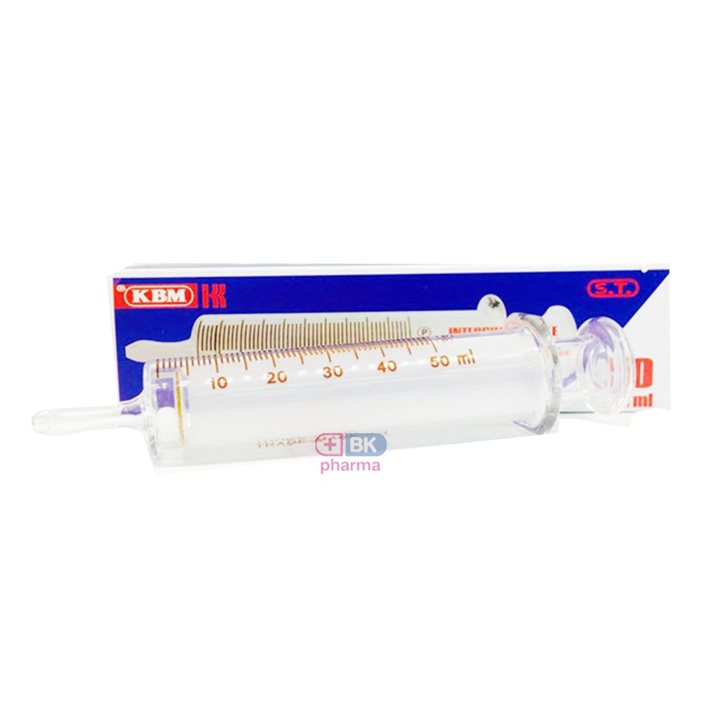 KBM syringe Syring แก้ว ไซริงค์แก้ว 50 ml ( ให้อาหาร ) Feed ใช้สำหรับให้อาหารผู้ป่วย 1 อัน ...