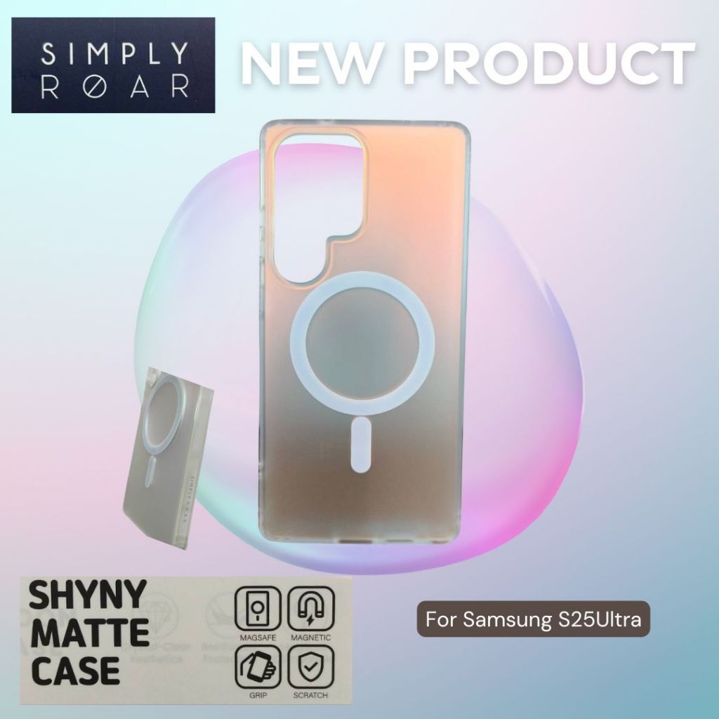 เคสโทรศัพท์มือถือ SIMPLY ROAR SHINY Matte Mag Case Series for S25Ultra ...