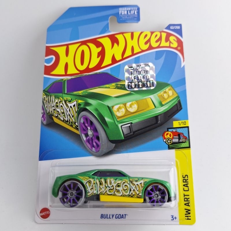 รถเหล็ก Hotwheels BULLY GOAT สีเขียว factory sealed 2022 (ib58 ...