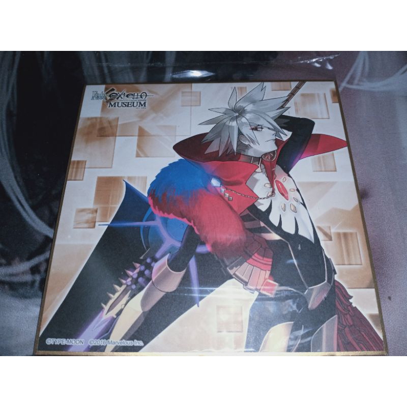 Fate EXTELLA MUSEUM Limited Drawing Down Colored Paper Lancer Carna ...