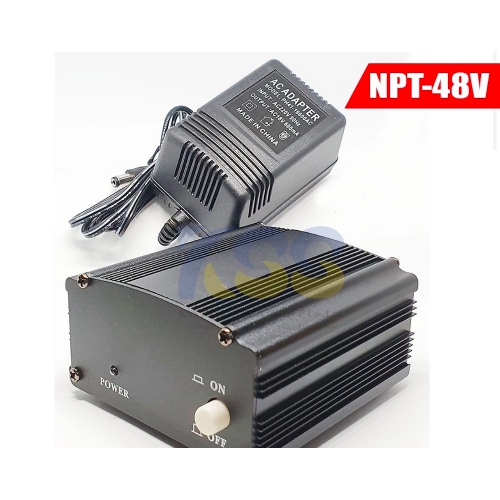 NUBWO NPT-48V Phantom Power 48Vfor Condenser Microphones อุปกรณ์เสริม ...