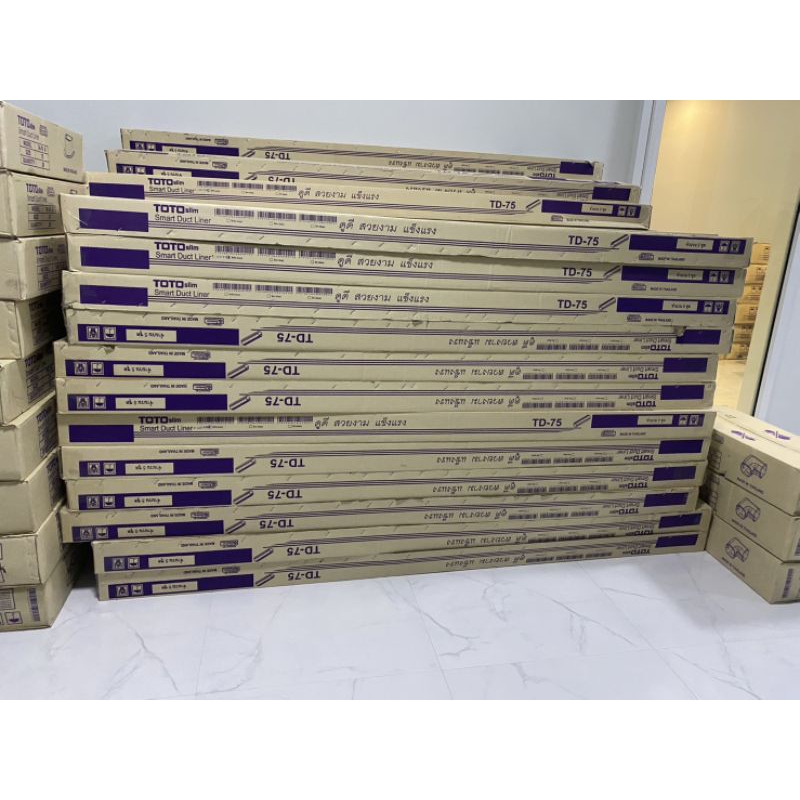 รางครอบท่อแอร์ TOTO TD-75 | Shopee Thailand