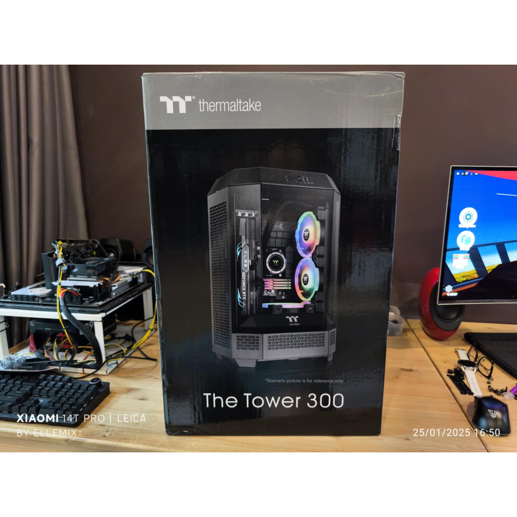 CASE (เคส) THERMALTAKE THE TOWER 300 (BLACK) (MICRO-ATX) มือสอง ครบ ...