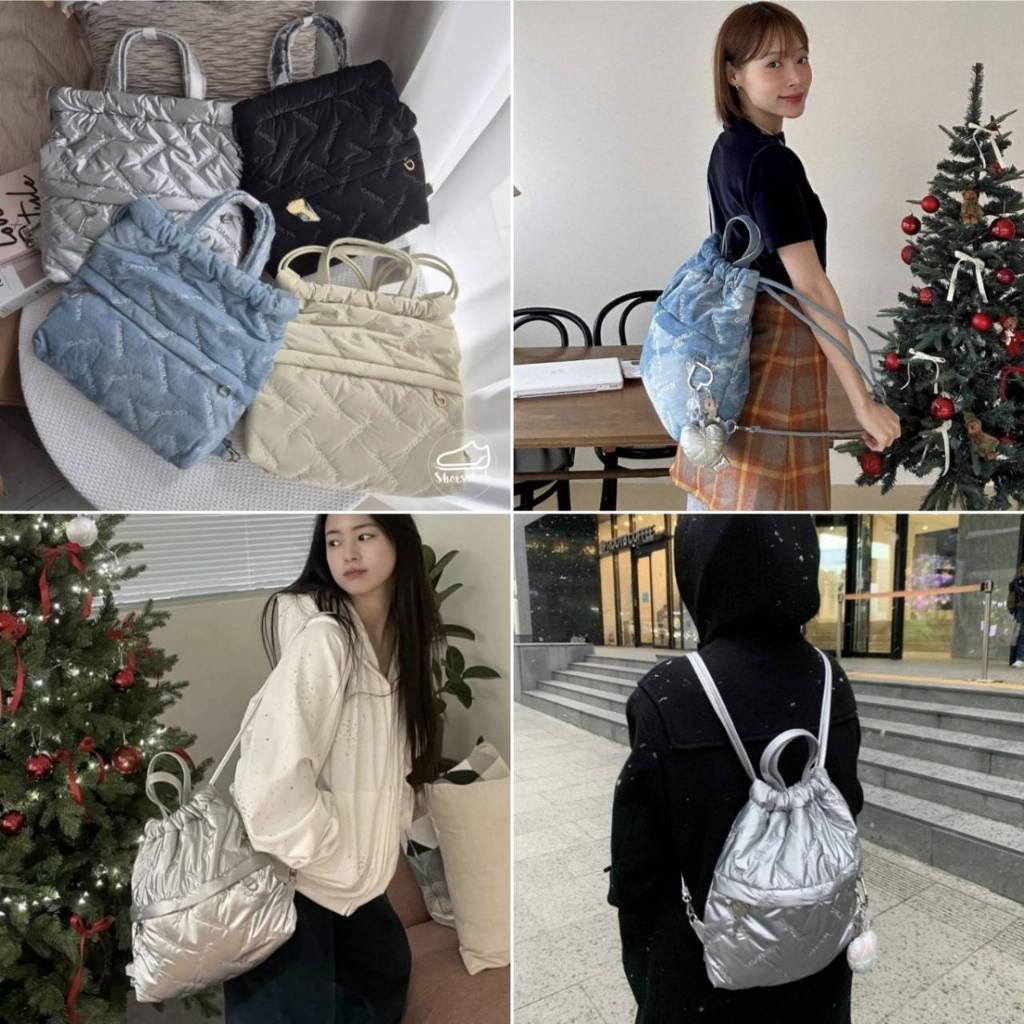 ของแท้ 💯% พร้อมส่ง Carlyn Twee Backpack กระเป๋าสะพายหลัง กระเป๋าเป้ ...