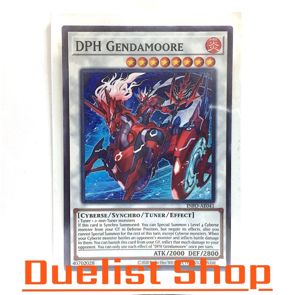 DPH Gendamoore (N) Monster Fire Level8 [Cyberse/Synchro/Tuner/Effect ...