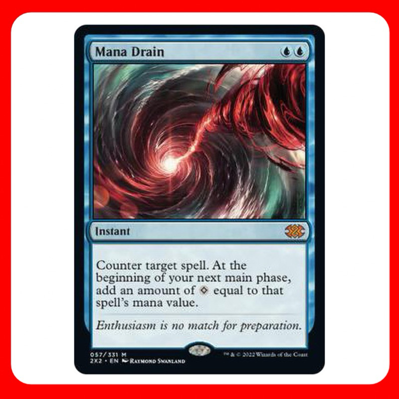[MTG] Mana Drain [2X2] [BLUE] [MYTHIC] [NORMAL] [ENG] (การ์ดเมจิค ...