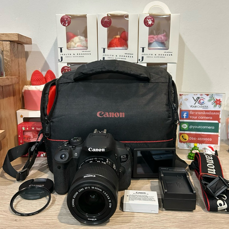 Canon 700d + Lens 18-55mm stm(สภาพสวย พร้อมส่งจ้า) | Shopee Thailand