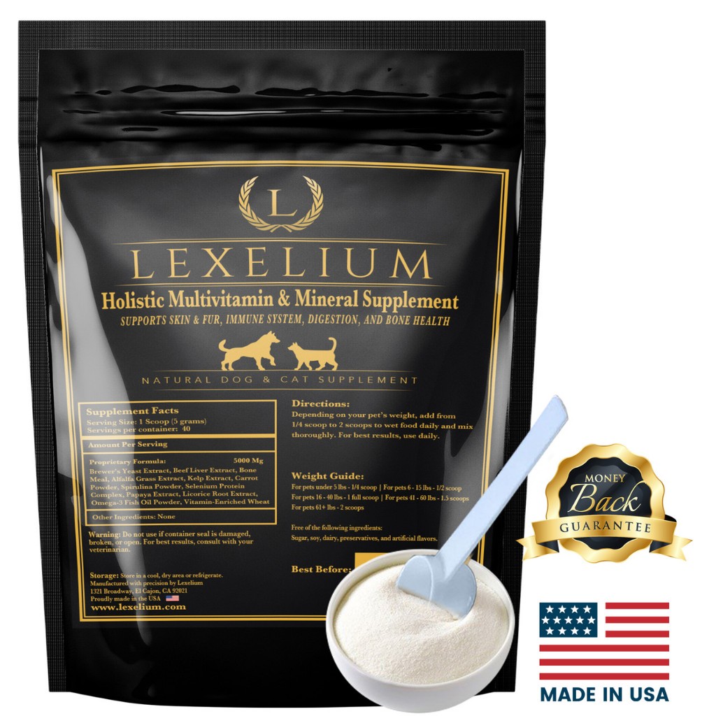 LEXELIUM Multivitamin & Mineral สำหรับสุนัขและแมว ขนาด 200 g. | Shopee ...