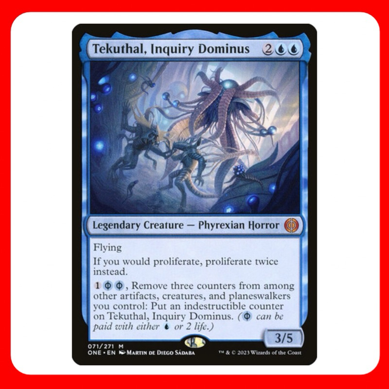 [MTG] Tekuthal, Inquiry Dominus [ONE] [BLUE] [MYTHIC] [NORMAL] [ENG ...