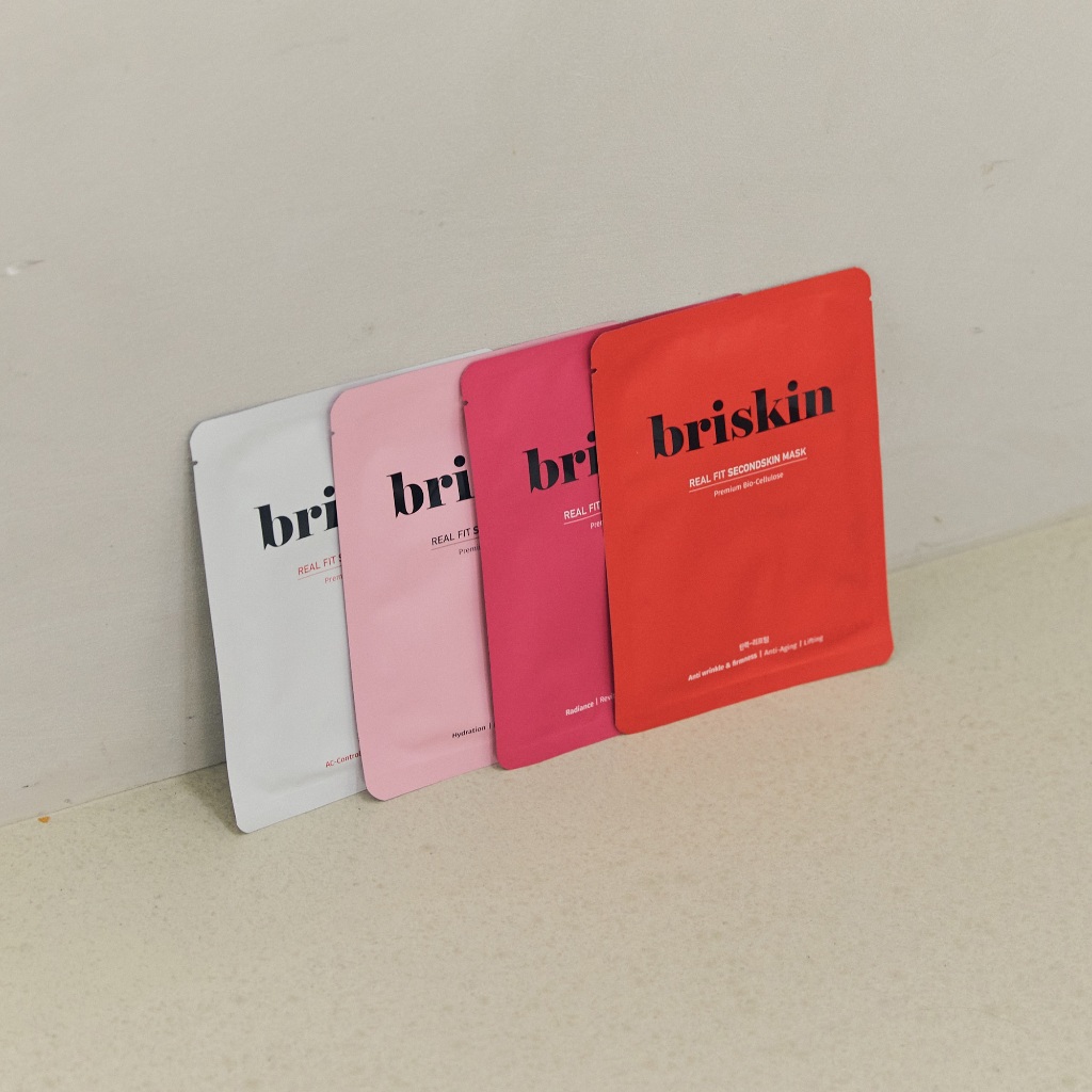 [1ชิ้น] Briskin Mask มาส์กหน้าพรีเมี่ยม | Shopee Thailand