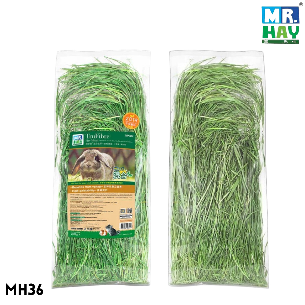 Mr.Hay TruFibre Hay Mixed MH36 หญ้าอบแห้งผสม ทิโมธีตัดครั้งแรก+หญ้าโอ๊ต+หญ้าออร์ชาร์ด หญ้า ...