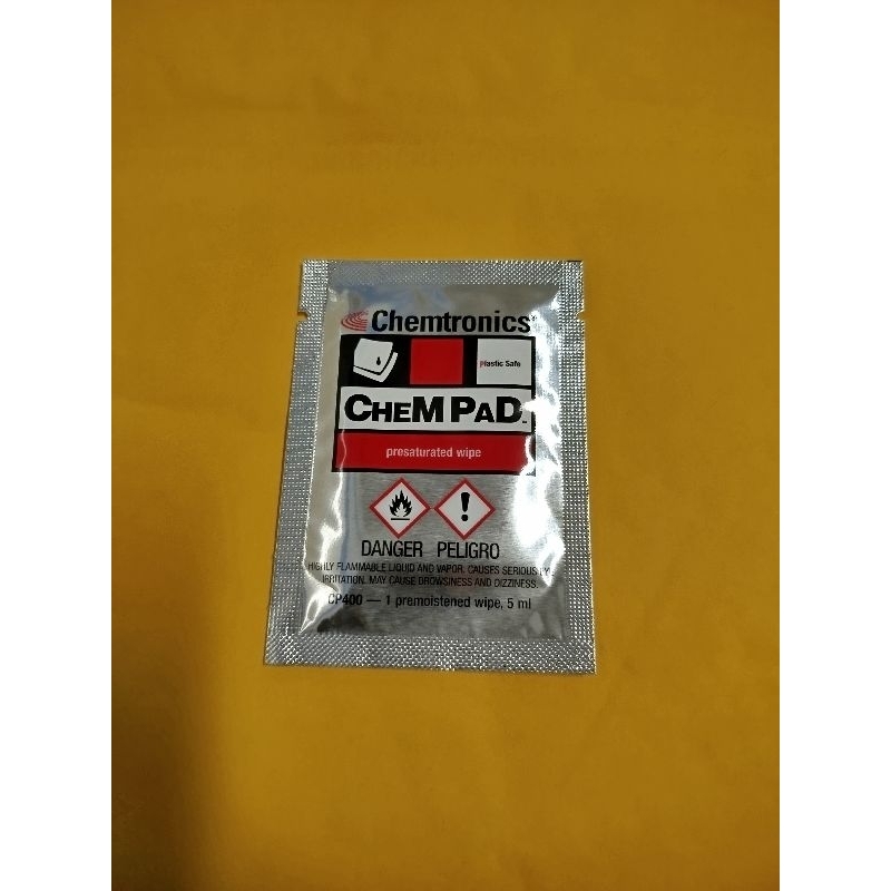 ผ้าทำความสะอาดผสมแอลกอฮอล์ ChemPad Chemtronics | Shopee Thailand
